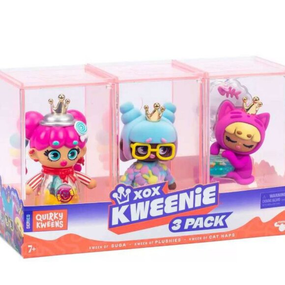 Toys | Xox Kweenie Quirky Kweens Collectible Figures 3 Pack Toys Kids ...